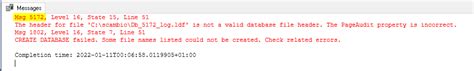Sql Database Error 5172 The Page Control Property Is Incorrect
