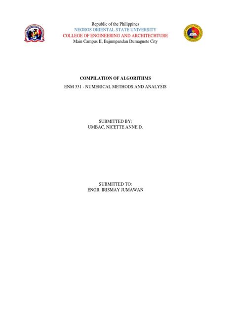 Compilation Of Arithmetic Pdf Numerical Analysis Matrix Mathematics