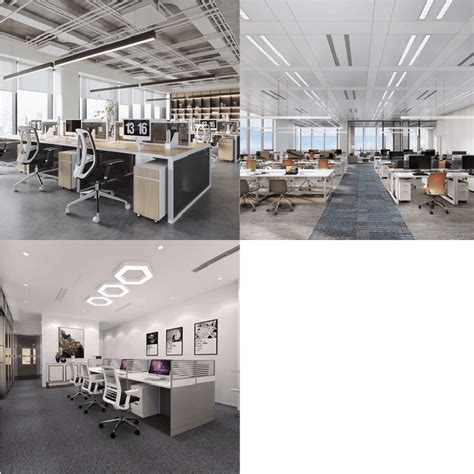 Workspace 35 Sets Sketchup Model Modern Style Enscape Vol 1 Sketchup Scene