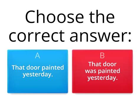 Active Vs Passive Quiz