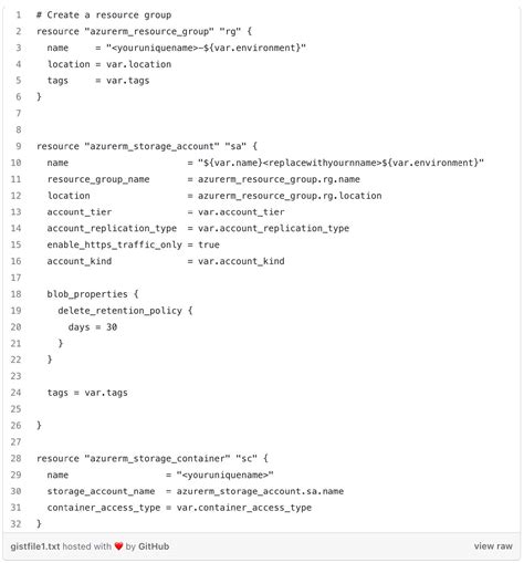 Terraform Remote State With Azure Storage Keyva