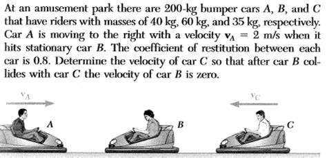 Solved Determine The Velocity Of Car C So That After Car B Chegg Com
