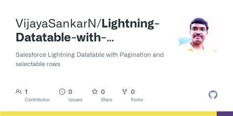 Github Vijayasankarnlightning Datatable With Pagination Salesforce
