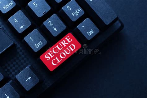 Secure Cloud Lab Hyper Realistic Data Encryption Visualizatio Stock