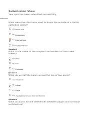 Exploring Architecture Through History Quiz Questions Course Hero