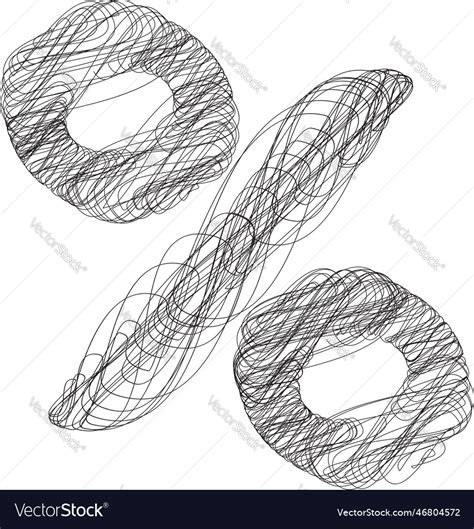 Abstract Doodle Symbol Royalty Free Vector Image