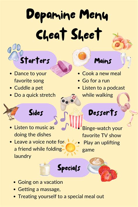 Dopamine Menu Ideas 40 Adhd Friendly Examples Free Printable Pdf