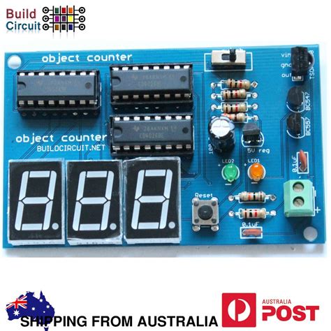 3 digit digital object counter diy kit buildcircuit electronics