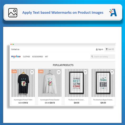 Prestashop Image Watermark Addify