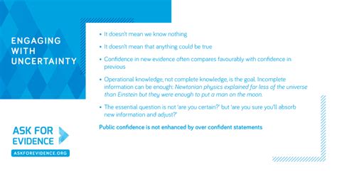 Engaging With Uncertainty Sense About Science