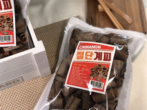 더담은 계피 500g 편한 원형절단 사각 통계피 계피차 향신료 시나몬 식자재 계피효능 식봄