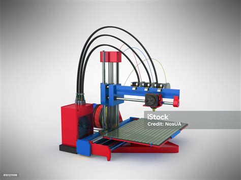 흰색 배경에서 3d 프린터 3d 렌더링 3차원 형태에 대한 스톡 사진 및 기타 이미지 3차원 형태 공학 기업 재무와 산업 Istock