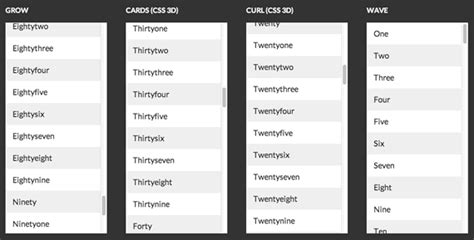 Efectos Para Listas Con Scroll Css3 Kabytes