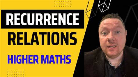 The Whole Of Recurrence Relations In Higher Maths Youtube
