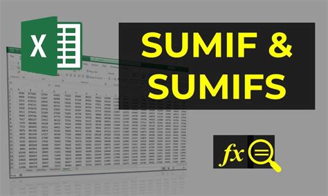 Mastering Ms Excels Sumif And Sumifs Functions Freelance Web Excel Powerpoint Pro