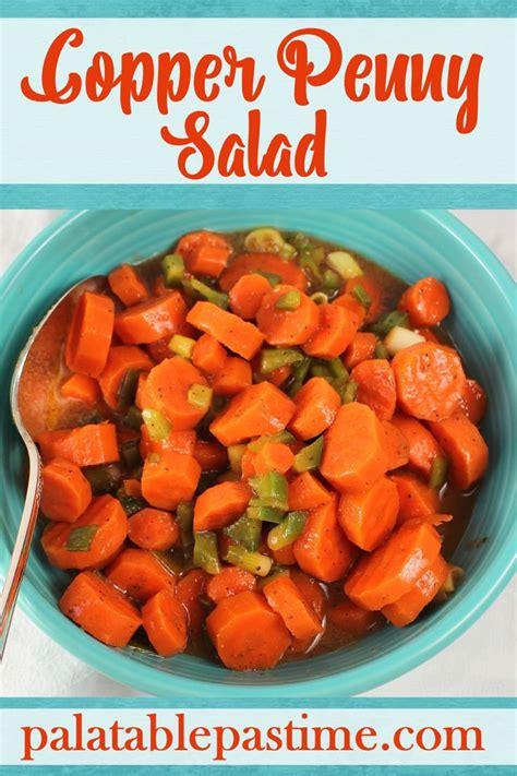 Copper Penny Salad Recipe Copper Penny Salad Yummy Salad Recipes Carrot Recipes