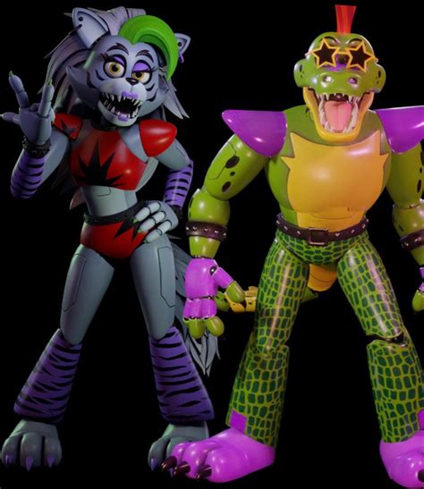 Roxanne And Monty Fnaf Jumpscare Freddy Fazbear