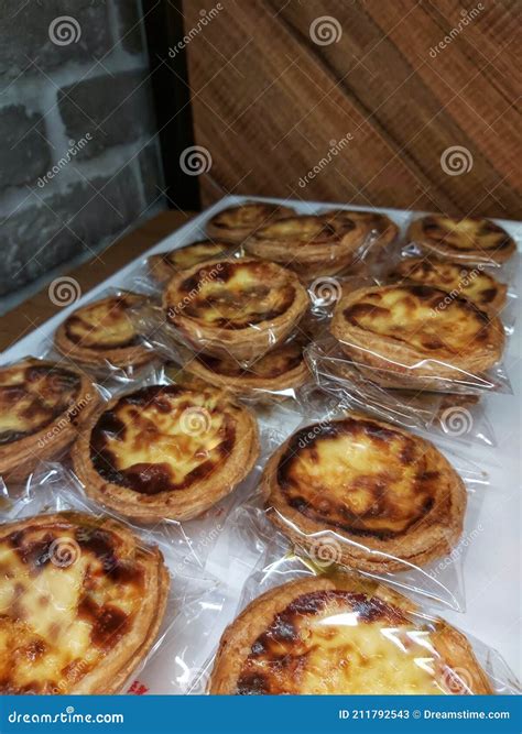 Round Egg Pie In Plastic Packaging Stock Image Image Of Round