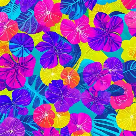 Premium Ai Image Creative Coloful Fluorescent Color Layout Made Of