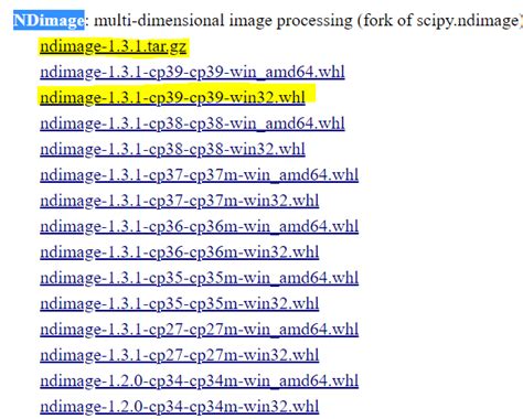 Python Unable To Install Scipyndimage Stack Overflow