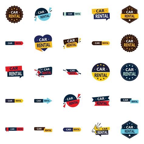Car Rental 25 High Quality Vector Designs For A Professional Brand
