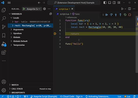 Aseprite Debugger For VSCode Scripts Extensions Aseprite Community