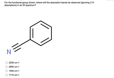Solved For The Functional Group Shown Where Will The Chegg Com