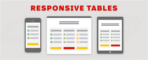Responsive Design In Tables Codementor
