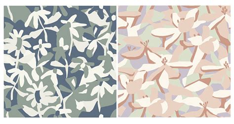 벡터 자연 테마 일러스트레이션 원활한 반복 패턴 세트 디지털 아트웍 0명에 대한 스톡 벡터 아트 및 기타 이미지 0명 계절 귀여운 Istock