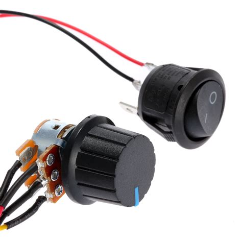 V A W Programable DC Motor Adjustable Speed Controller Regulator PWM Control