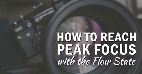 The Flow State How To Enter Your Brain S Most Productive State