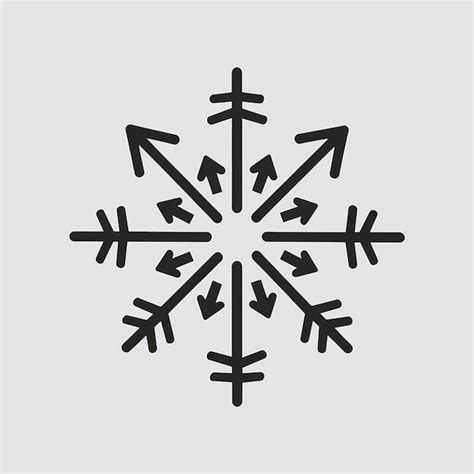 A Symbolic Representation Of Multiple Arrows Converging Towards A Central Point Premium AI