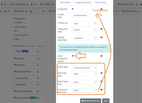 cascading dropdown filter ad hoc reporting report builder