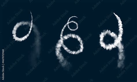 Round Condensation Airplane Chemtrails Trails And Contrails Spaceship
