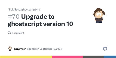 Upgrade To Ghostscript Version 10 · Issue 70 · Nicknasoghostscript4js