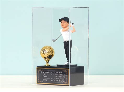 14cm 골프피규어 홀인원 기념패 싱글패 이글패 트로피 아이디어스