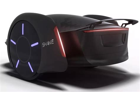 The Shane Is A Striking Two Wheeled Electric Car That Looks Like A