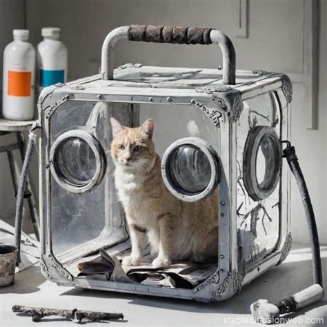 Empty Box Scene Stable Diffusion Online