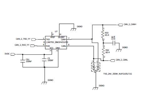 SN65HVD1050 CANL And CANH Voltage Level Unstable Communication Interface Forum Interface