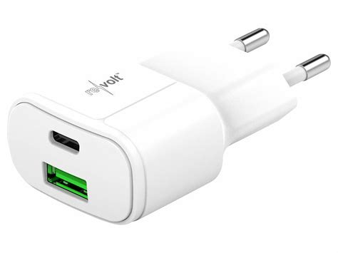 Chargeur Secteur Usb A Et Usb C W Avec Quick Charge Et Power Delivery Blanc Ref Zx