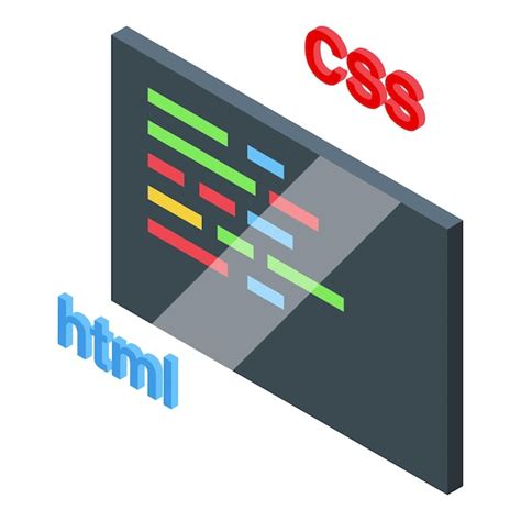 Premium Vector Code Site Optimization Icon Isometric Vector Responsive Web Design