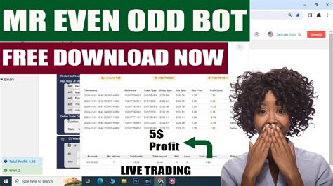 Mr Even Odd Bot Free Download Live Trade Youtube