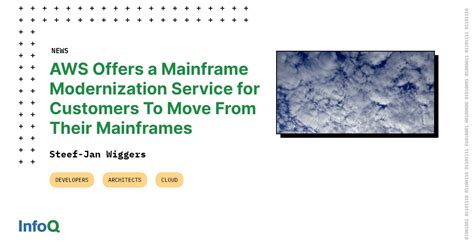 Aws Offers A Mainframe Modernization Service For Customers To Move From Their Mainframes Infoq
