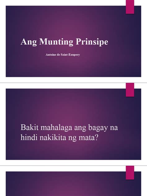 Ang Munting Prinsipe Pdf