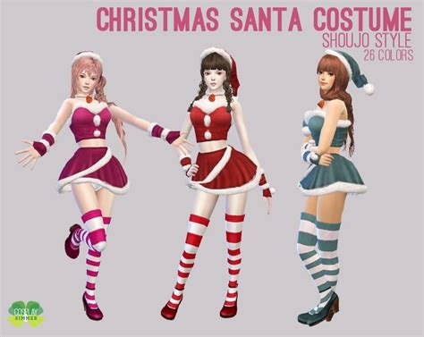 P The Sims 4 Christmas Santa Costume Sims 4 Santa Hat Cc Sims 4