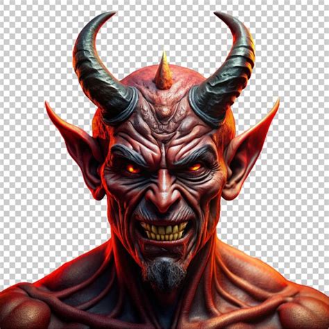 Cuernos De Demonio Y Diablo Psd Premium Generado Con Ia