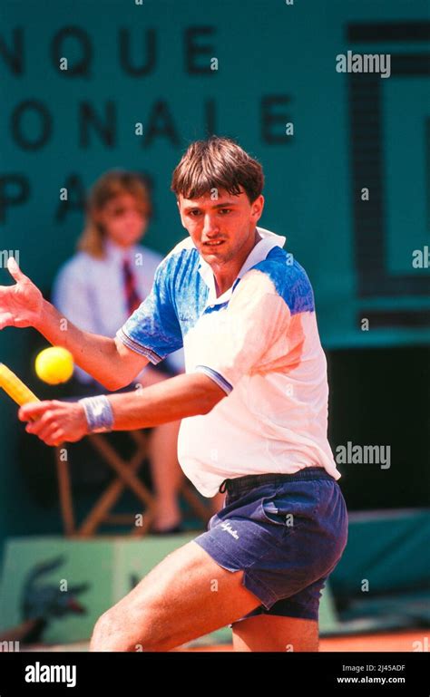Croatian Professional Tennis Player Goran Ivanisevic Here In May 1993