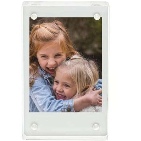 מסגרת אקרילית דו צדדית מגנטית ל 2 תמונות ממצלמות Fujifilm Instax Ksp