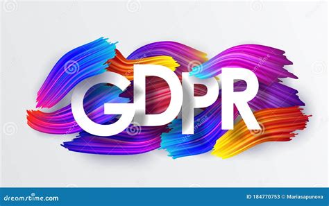 Gdpr Background Vector Padlock Blue Matrix Internet Regulation
