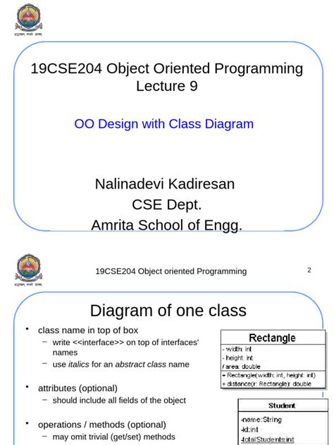 lec 04 class diagram pdf class computer programming method computer programming